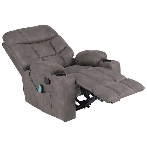 Oakleigh Home Conesus Faux Leather Massage Recliner Chair | Temple ...