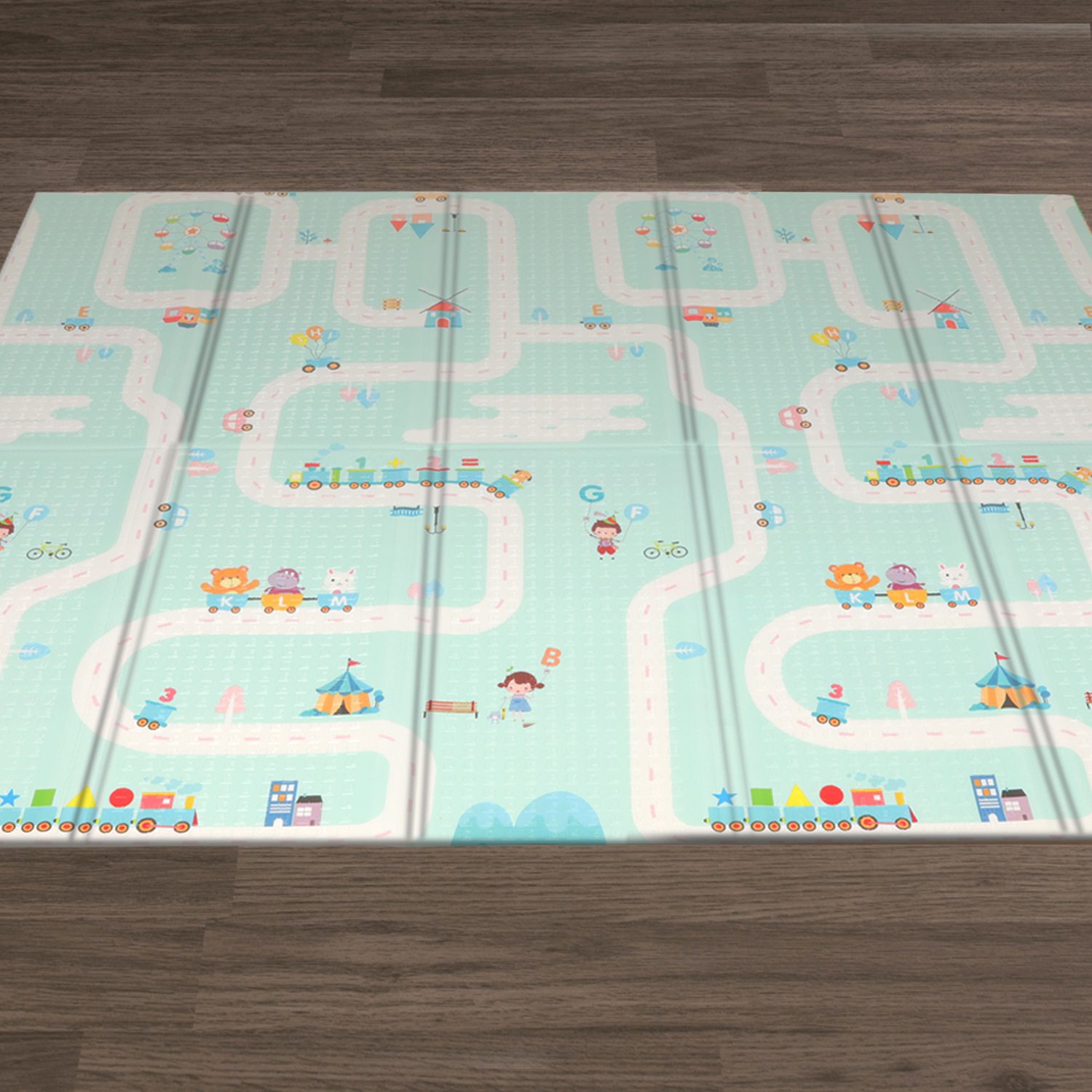 Oakleigh Home Train Trip Adventures Play Mat | Temple & Webster