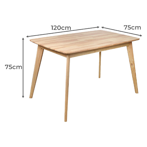 Oakleigh Home 2 Seater Devi Dining Table & Bench Set | Temple & Webster