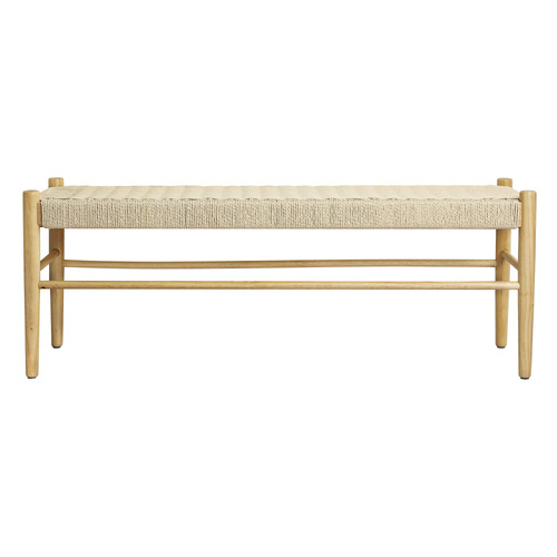Oakleigh Home Ember Rubberwood Ottoman Bench | Temple & Webster