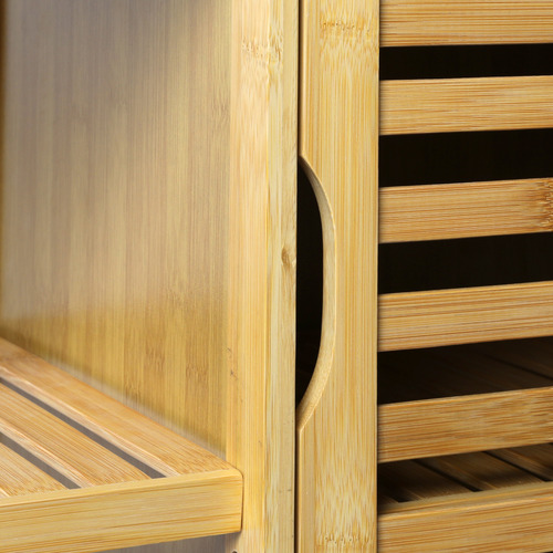 Vespera Bamboo Storage Cabinet | Temple & Webster