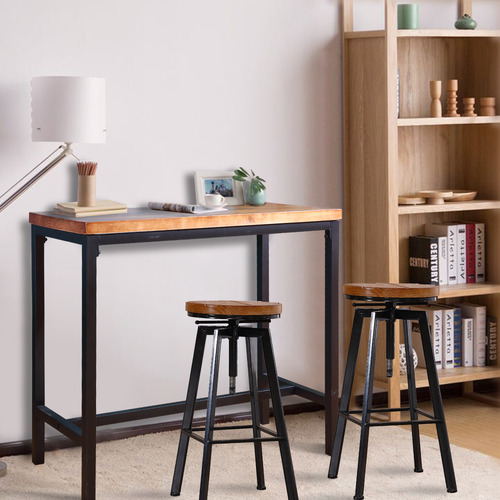 2 Seater Seraf Bar Table & Stool Set | Temple & Webster