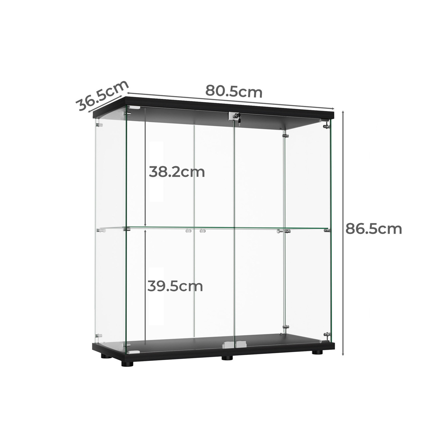 Oakleigh Home Zorn 2 Door Display Cabinet | Temple & Webster