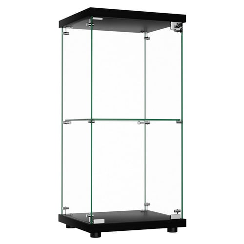 Morse 2 Shelf Glass Display Cabinet | Temple & Webster