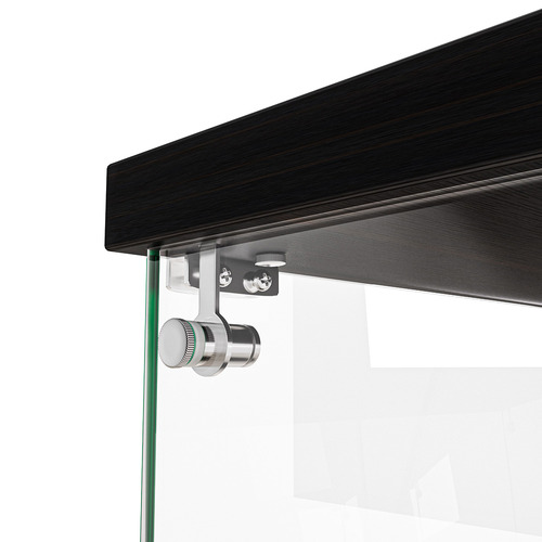 Morse 2 Shelf Glass Display Cabinet | Temple & Webster