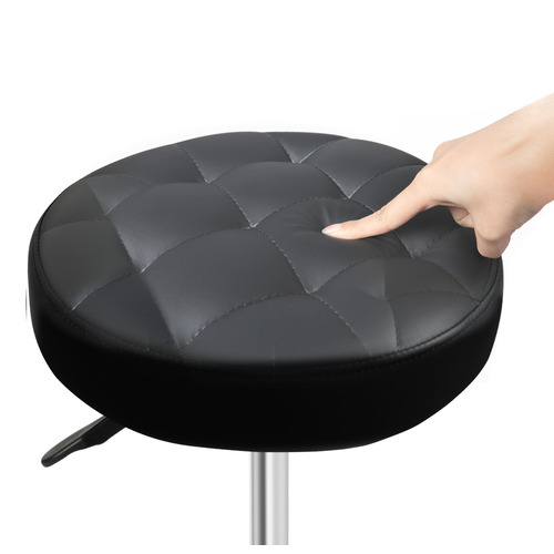 Oakleigh Home Caribou Faux Leather Adjustable Salon Stool | Temple ...