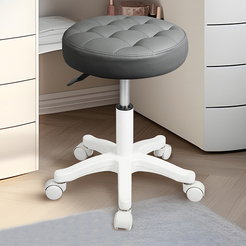 Oakleigh Home Caribou Faux Leather Adjustable Salon Stool | Temple ...