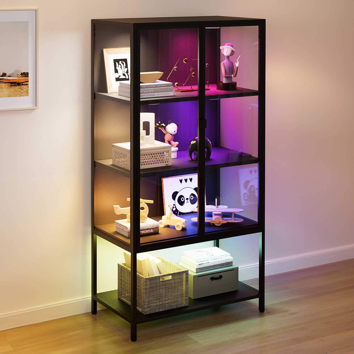 Oakleigh Home Willow Display Cabinet | Temple & Webster