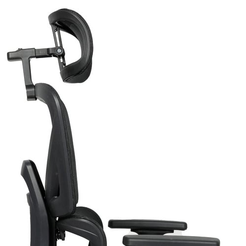 Melven High-Back Office Chair with Footrest | Temple & Webster