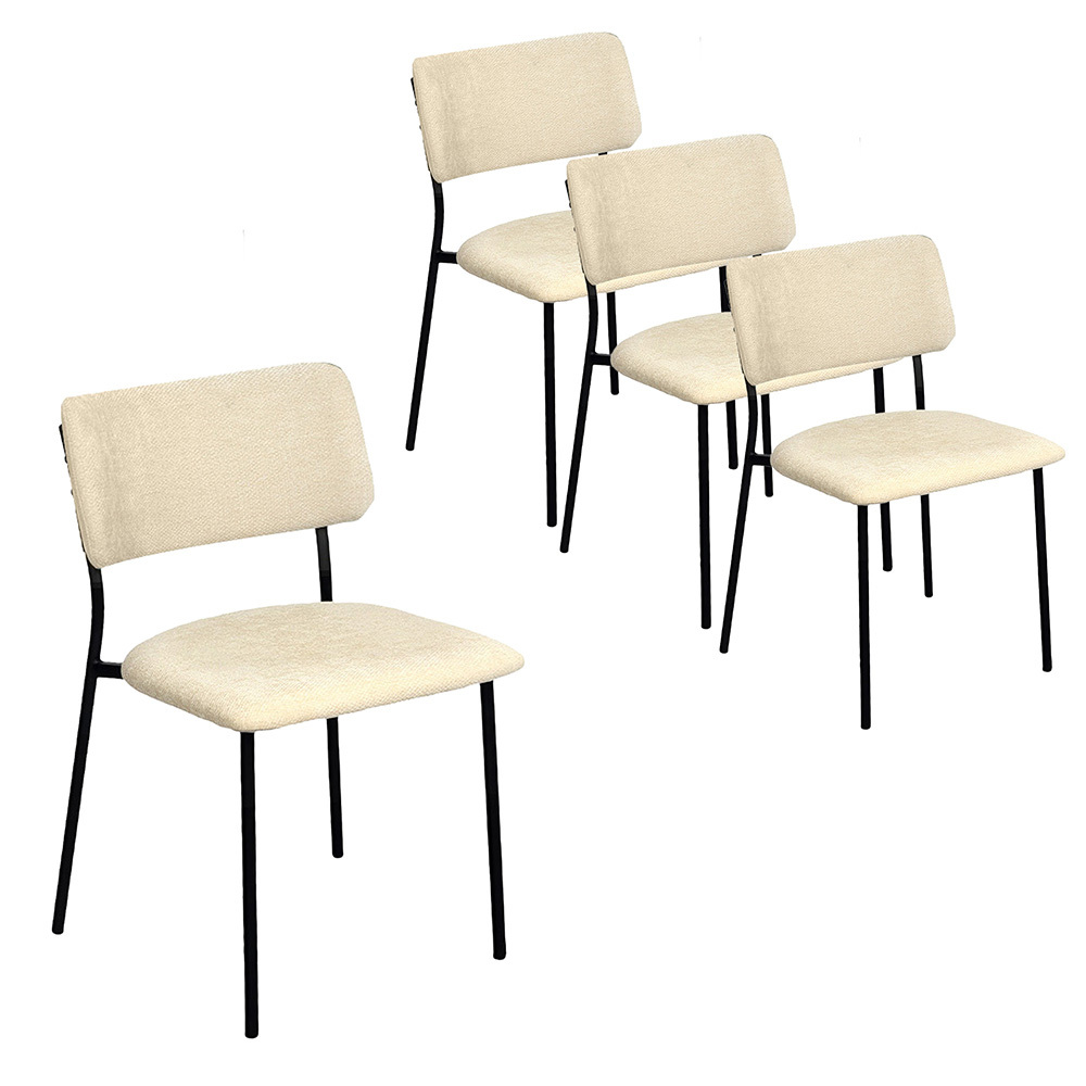 Hamish Cotton & Linen Dining Chairs | Temple & Webster