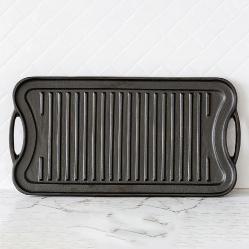 GraftonHomeGoods Reversible Cast Iron Griddle | Temple & Webster
