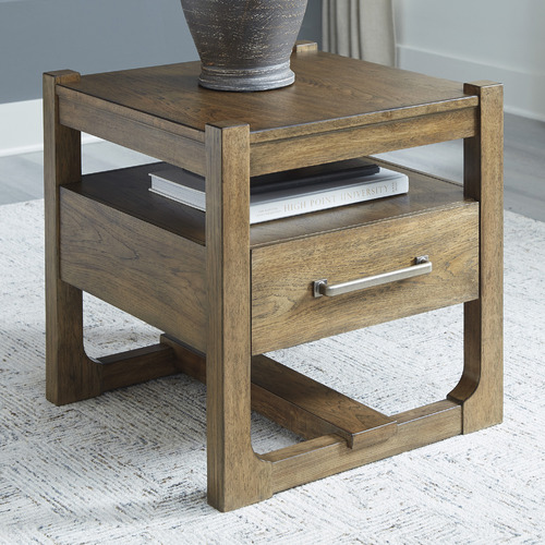 Anita Design Living Swan Acacia Wood Side Table | Temple & Webster