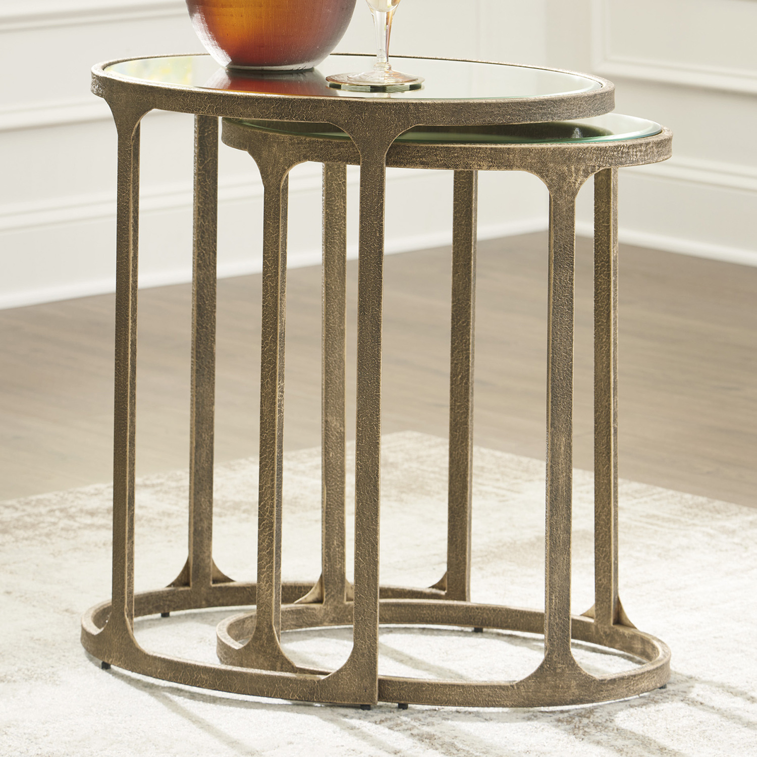 Anita Design Living 2 Piece Sienna Nesting Side Table Set | Temple ...