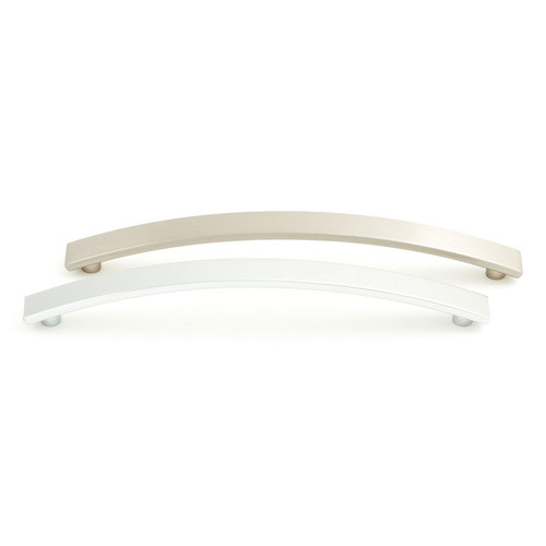 Dull Brushed Nickel Arc Cabinet Handle | Temple & Webster