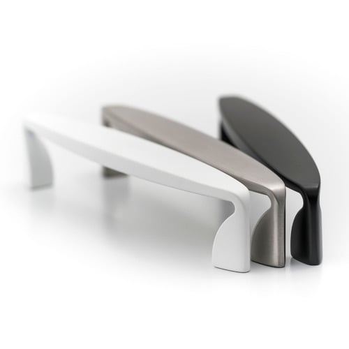 Castella Matte White Corner Cabinet Handle | Temple & Webster