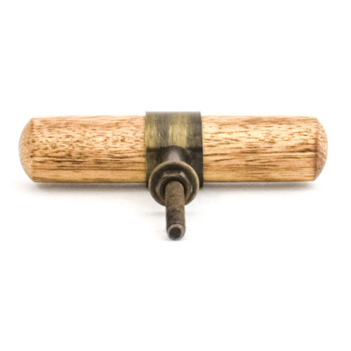 Mango Wood T-Bar Pull | Temple & Webster
