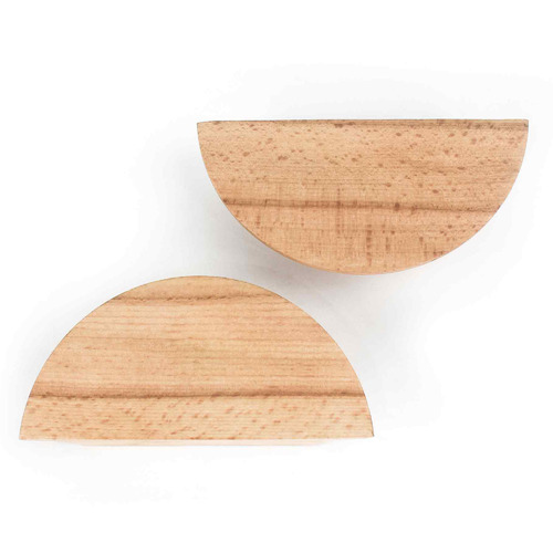 Do.Up Half Moon Beech Wood Cabinet Handle | Temple & Webster