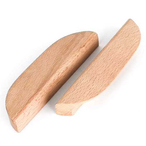 Do.Up Curved Beech Wood Cabinet Handle | Temple & Webster