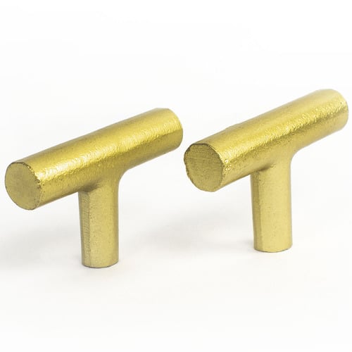 Cylinder Iron T-Bar Cabinet Handle | Temple & Webster