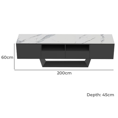 Edmund Ceramic TV Unit | Temple & Webster