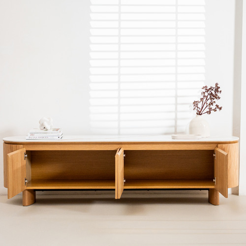 Orleri Ceramic TV Unit | Temple & Webster