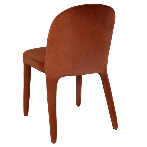 Keys Road Designs Larish Mohair Wool-Blend Dining Chairs | Temple & Webster