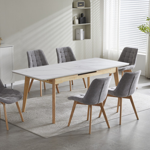 Keys Road Designs Delray Extendable Ceramic Dining Table | Temple & Webster