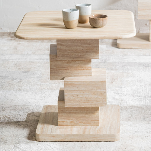 Easton Marble Side Table | Temple & Webster