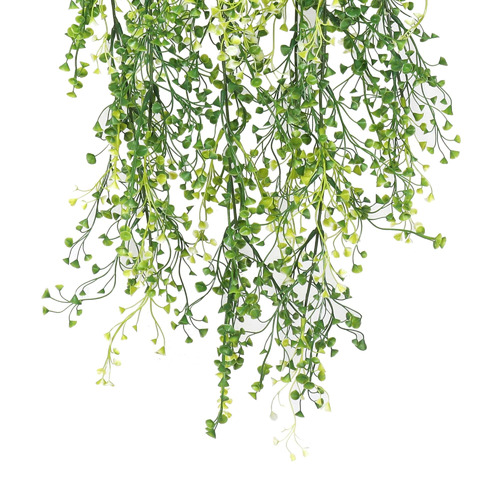 BotanicArtisan 90cm Faux Hanging Mixed Green String of Pearls | Temple ...