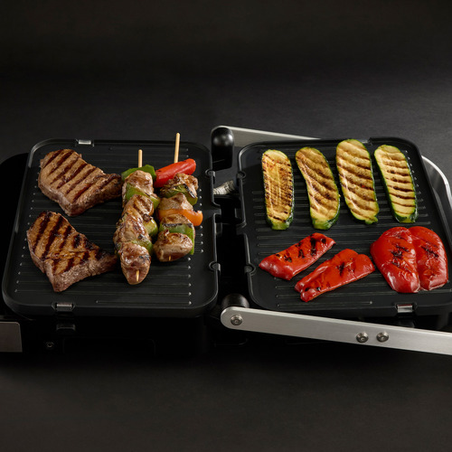 MasterPro Stainless Steel Electric Grill with Temperature Probe ...