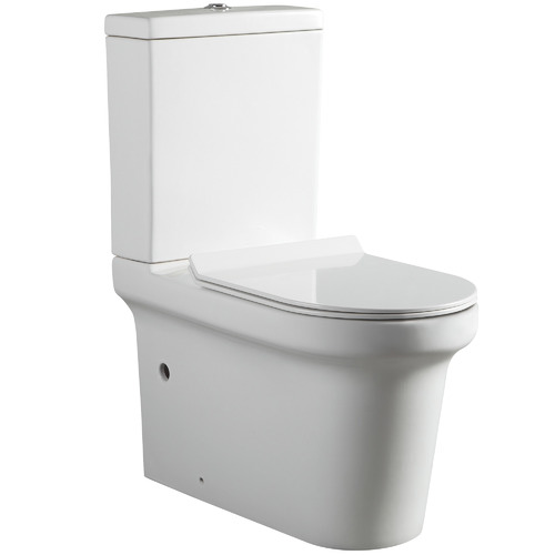 Vella Ceramic Rimless Toilet Suite | Temple & Webster