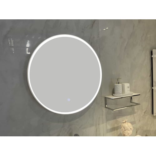 Marmo Round LED Mirror | Temple & Webster