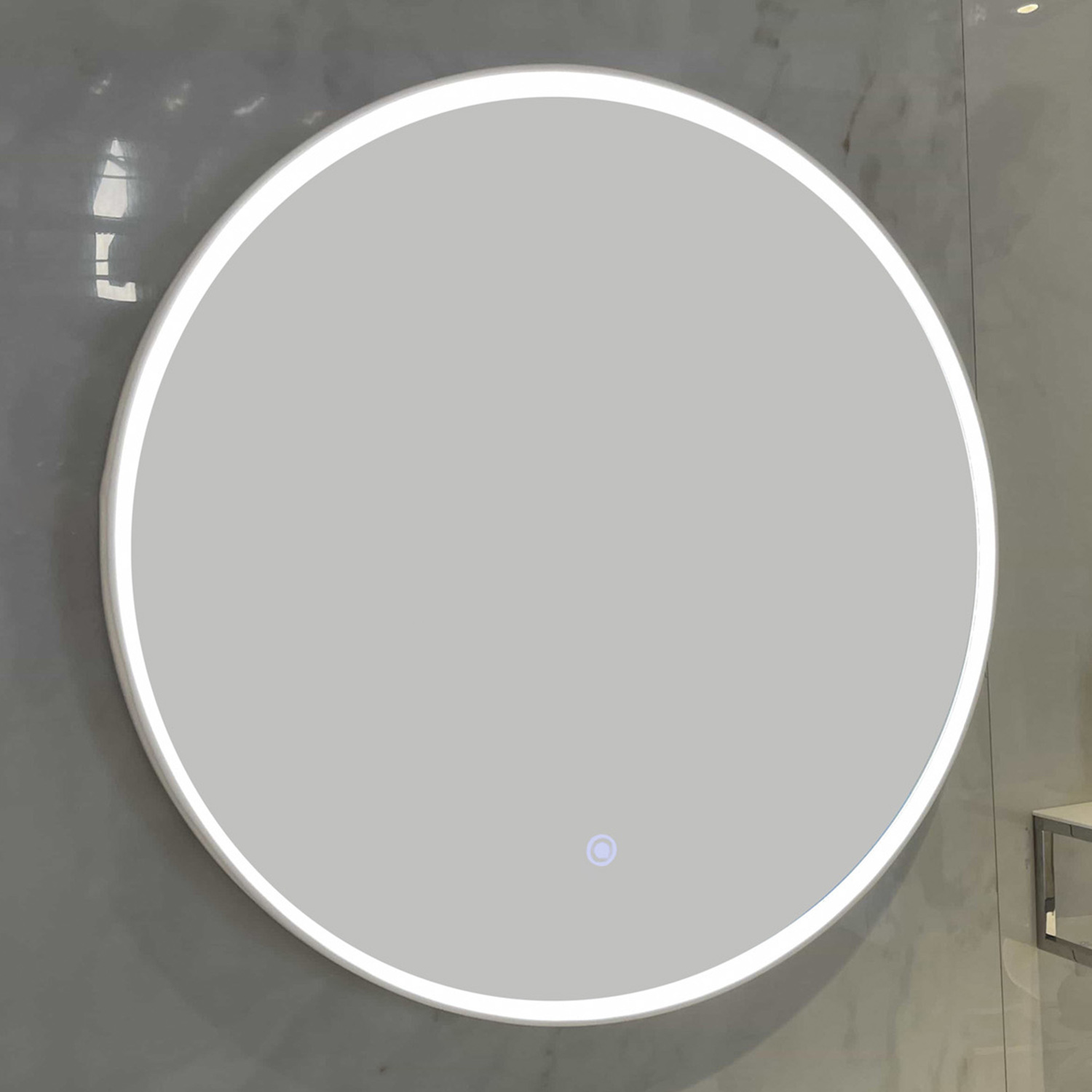 Marmo Round LED Mirror | Temple & Webster