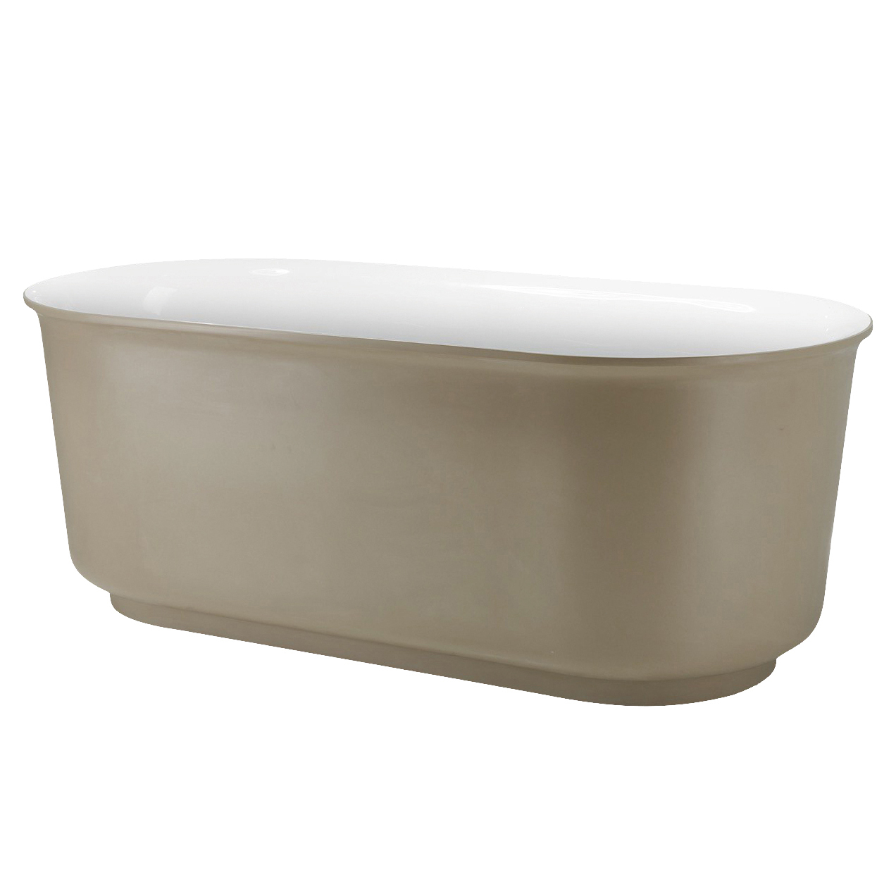 Berg Oval Freestanding Bath | Temple & Webster