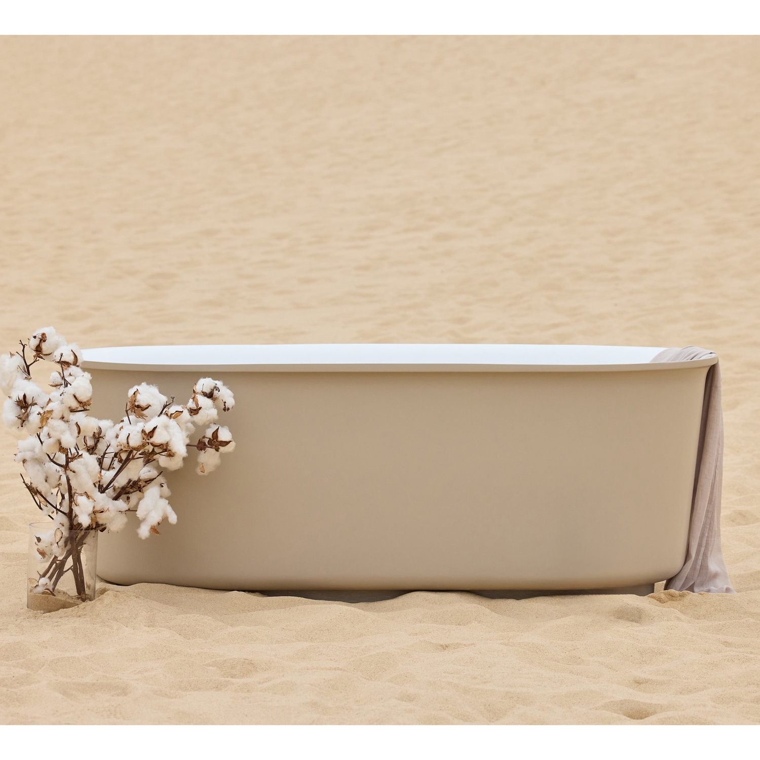 Berg Oval Freestanding Bath | Temple & Webster