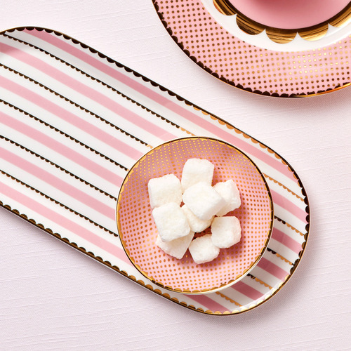 2 Piece Teas & C's Regency Platter & Dish Set | Temple & Webster