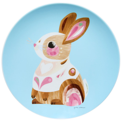 Blue Pete Cromer Barn Friends Bunny 20cm Plates | Temple & Webster