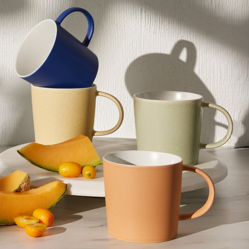 The Mug Club Mono 400ml Stoneware Mugs | Temple & Webster