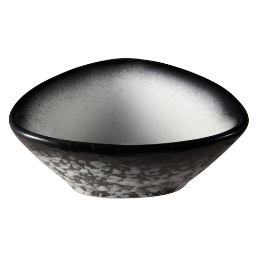 Granite Caviar Triangular Porcelain Sauce Bowls | Temple & Webster