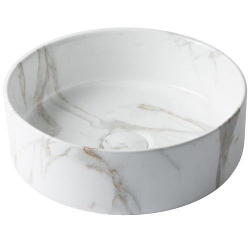 EightQuarters Regency 365mm Round Ceramic Above Counter Basin | Temple ...