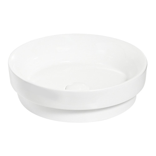 EightQuarters Essence 360mm Round Ceramic Semi-Inset Basin | Temple ...