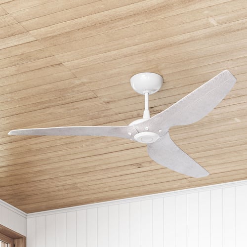 152cm Driftwood Haiku Universal Mount DC Ceiling Fan | Temple & Webster