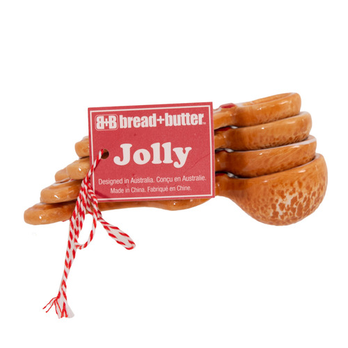 4 Piece Carol Gingerbread Man Measuring Spoon Set | Temple & Webster