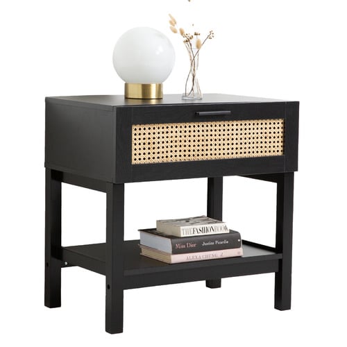 Chiswick Living Senna Rattan Bedside Table | Temple & Webster