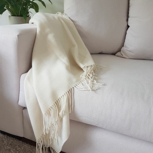 Capeview Interiors Kensington Merino Wool & Cashmere Throw Rug | Temple ...