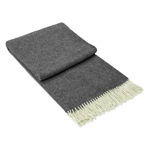 Capeview Interiors Hampton Merino Wool-Blend Throw Rug | Temple & Webster