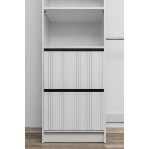 Capeview Interiors Basel Fluted Built-In Wardrobe | Temple & Webster