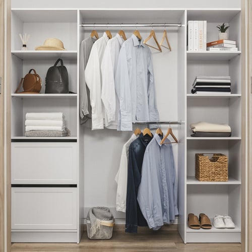Capeview Interiors Basel Hamptons Built-In Wardrobe | Temple & Webster