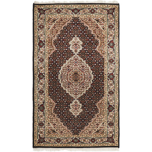 140 x 74cm Persian Hand-Knotted Wool Mahi Rug | Temple & Webster