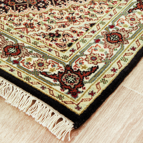 140 x 74cm Persian Hand-Knotted Wool Mahi Rug | Temple & Webster